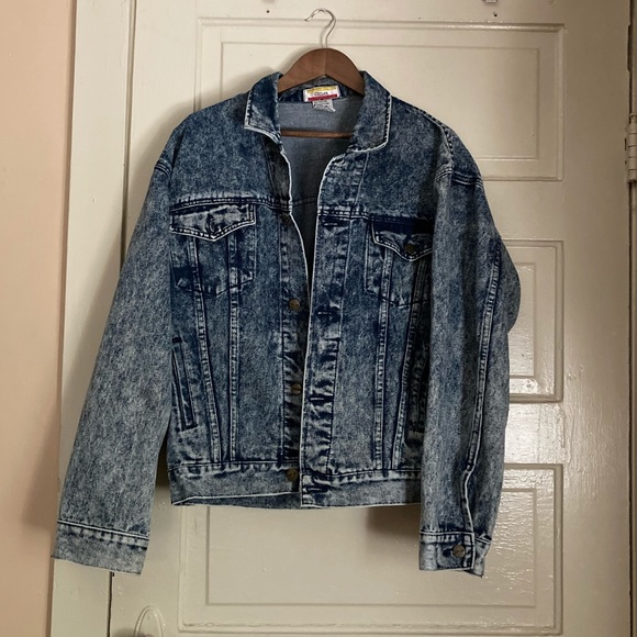 Vintage | Jackets & Coats | Vintage Acid Wash Cotler Denim Jacket ...